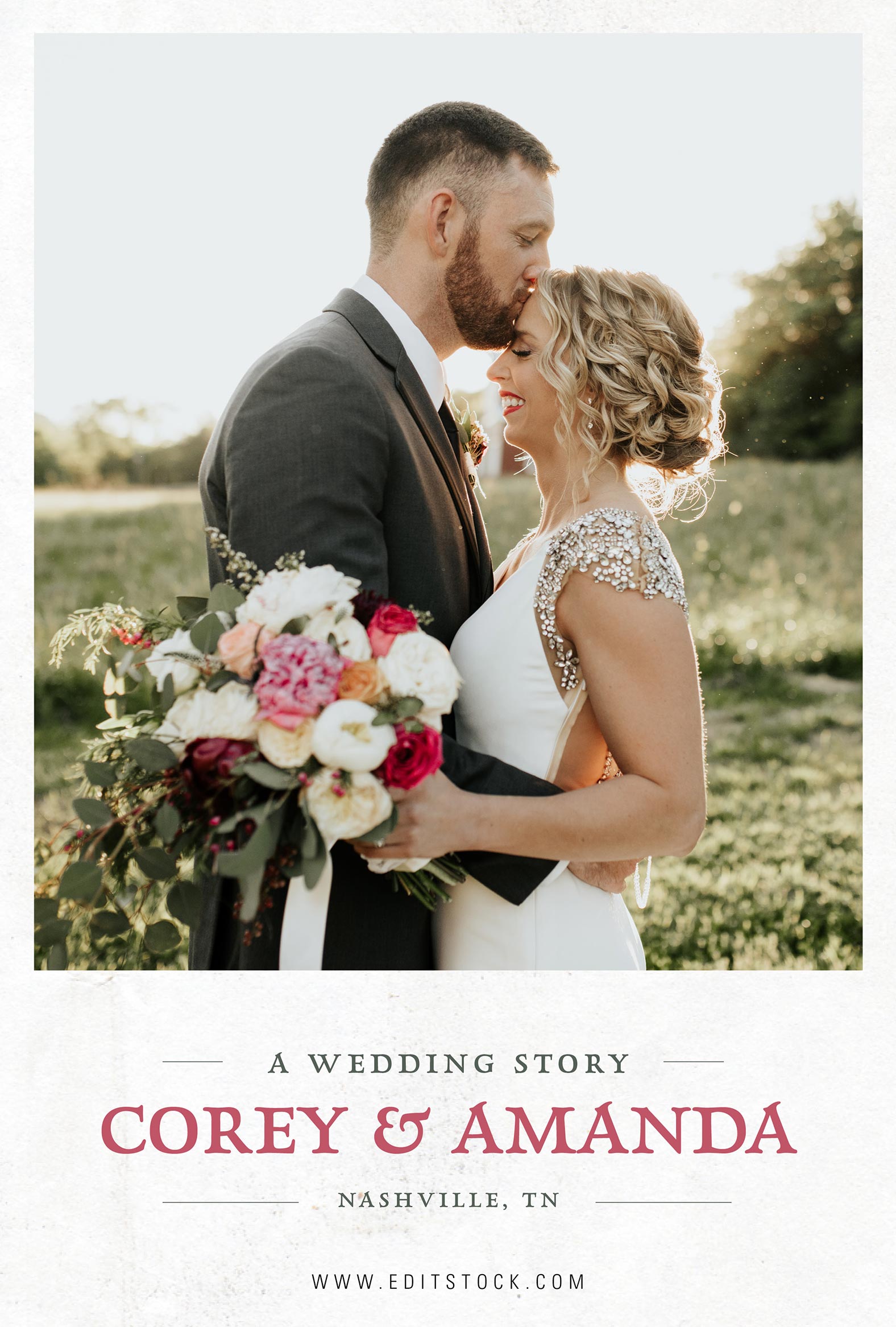 Re-Edit Cory and Amanda's Wedding Video - Footage From EditStock